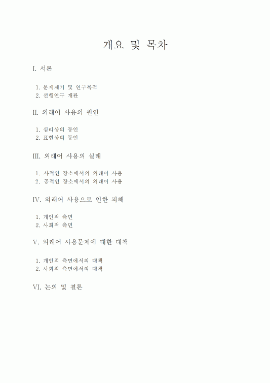 우리나라 외국어 사용 실태
