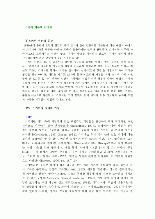 스키머 이론 레포트 자료