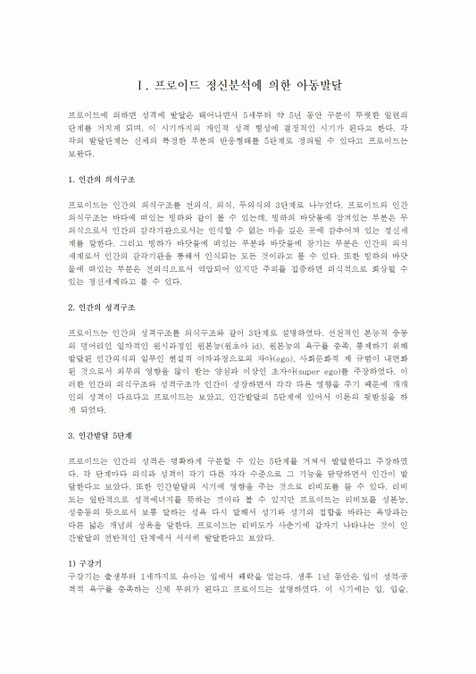 프로이드, 에릭슨, 피아제, 파블로브, 스키너, 반듀라의 아동발달이론