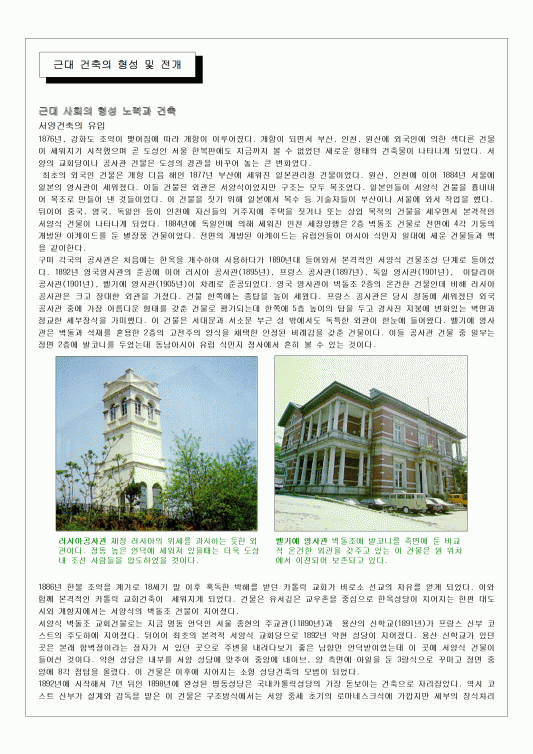 [사회과학] 근대 건축의 형성 및 전개