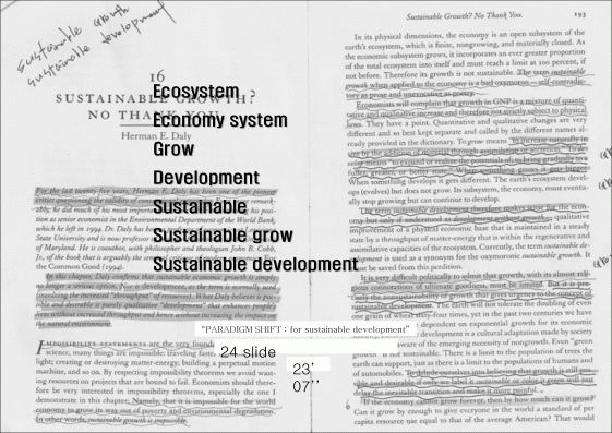 ecosystem, economy system & sustainable development