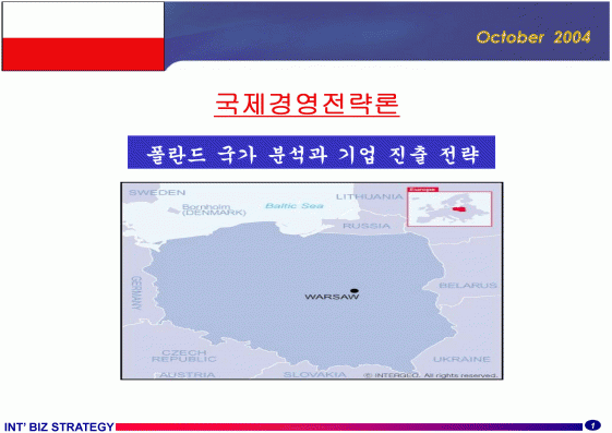 국제경영전략론-폴란드 국가 분석과 기업 진출 전략 완전 분석