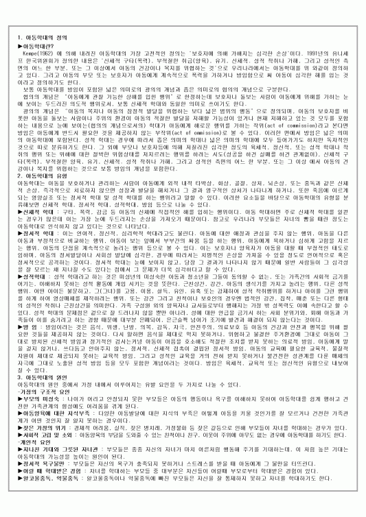 아동학대에 대해서..