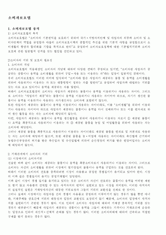 소비자보호법