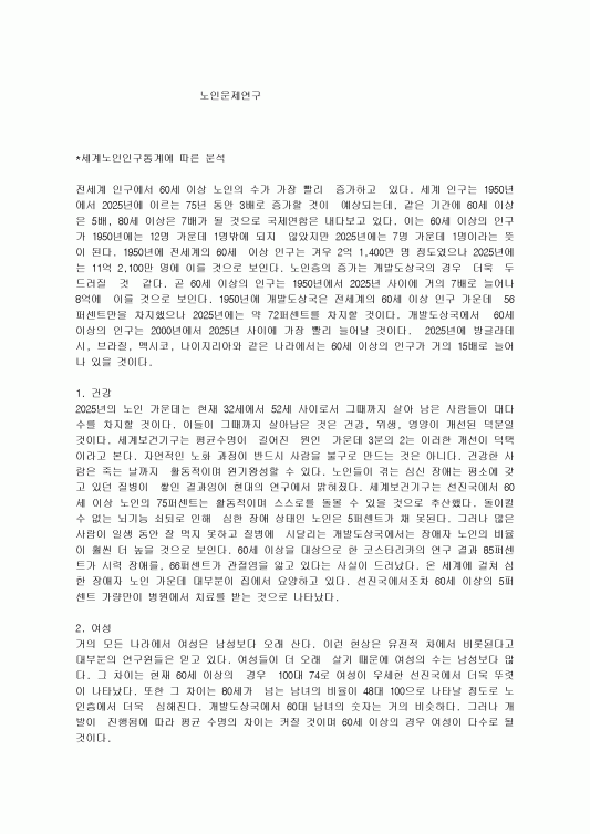 노인문제연구