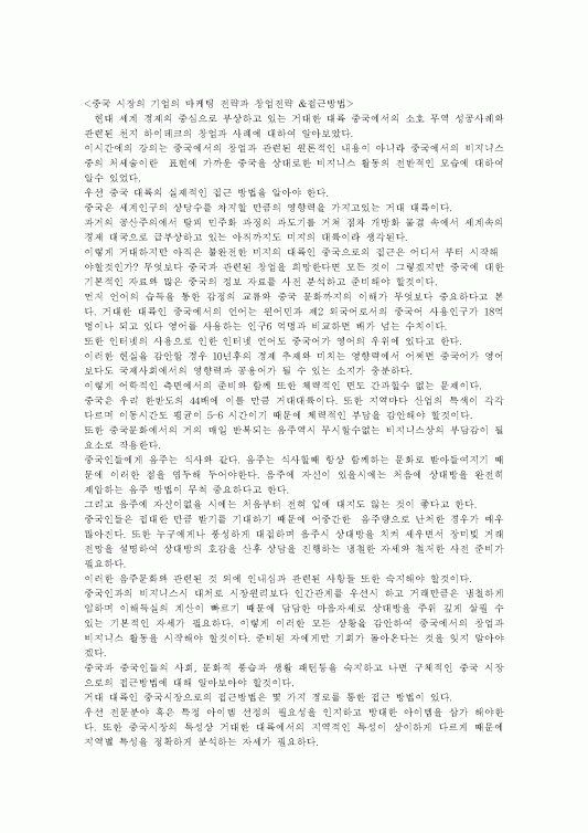 21c중국마케팅전략