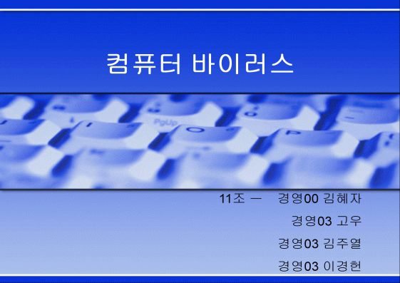 컴퓨터 바이러스 웜 트로이 목마 백신 v3 컴퓨터