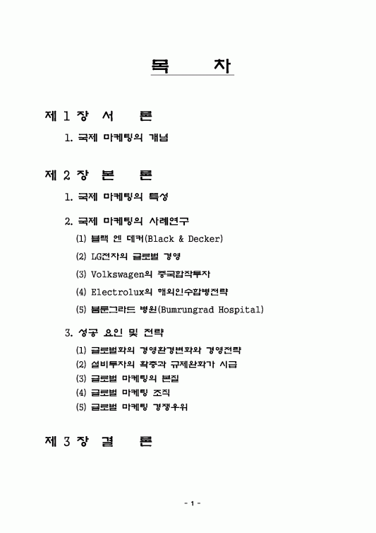 국제마케팅 사례분석