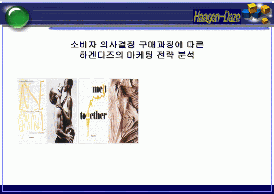 소비자 의사결정 구매과정에 따른 하겐다즈의 마케팅 전략 분석