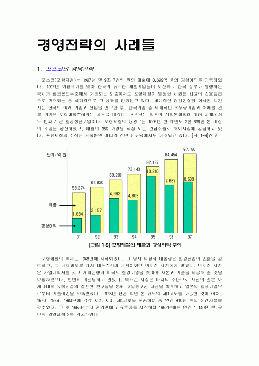 경영전략 사례