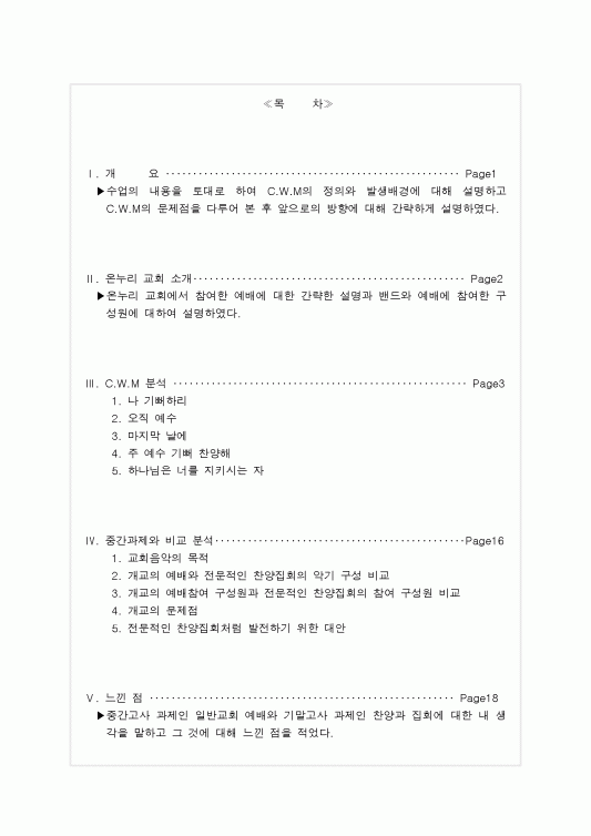 기독교 대중음악의 이해