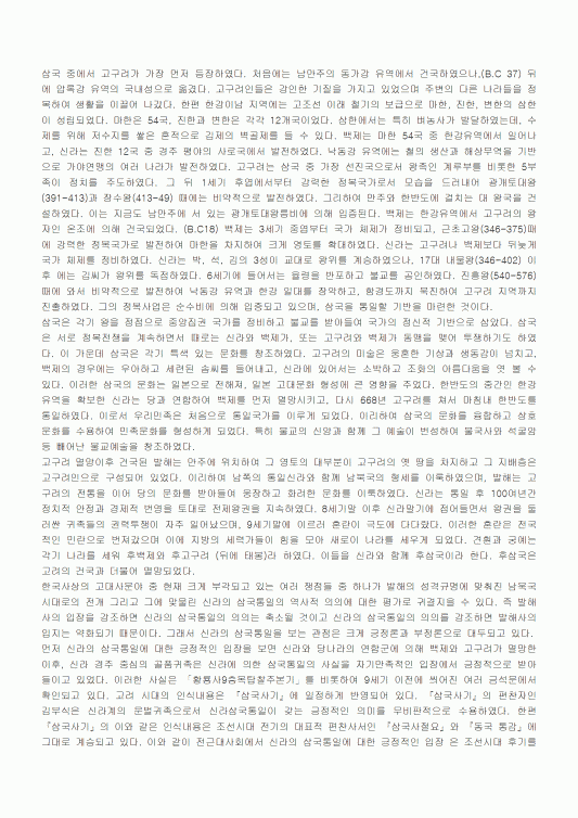 신라의 삼국통일론