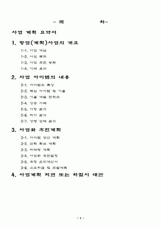 사업계획서(창업계획서)-스트레스 해소방