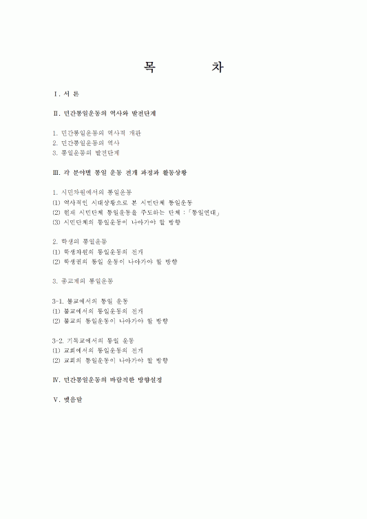 민간통일운동