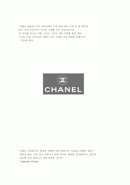 프랑스 패션 문화 샤넬 분석