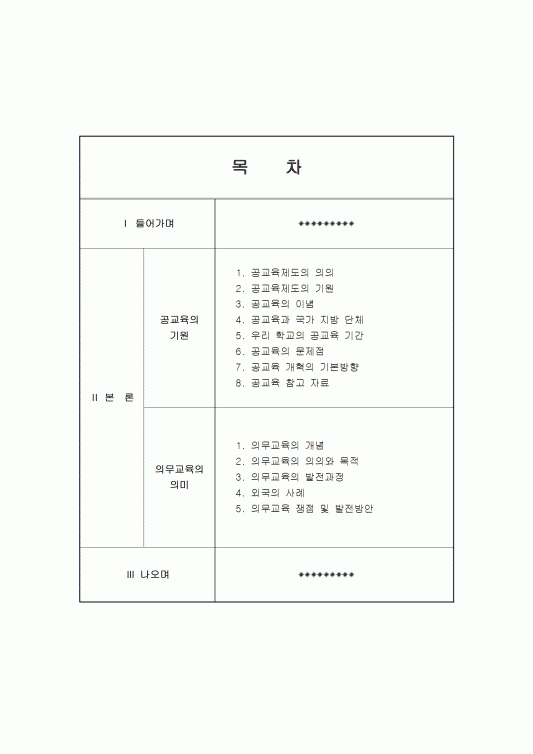 공교육과 의무교육