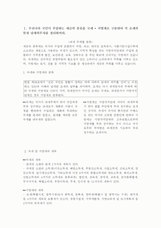 국세와 지방세