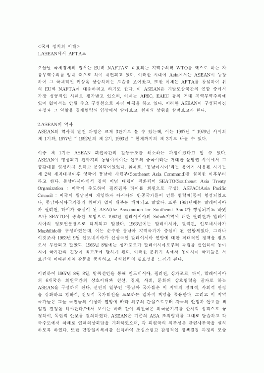 ASEAN에서 AFTA로
