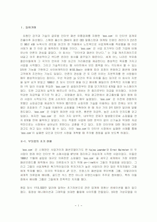 인터넷 마케팅 실패사례-부닷컴