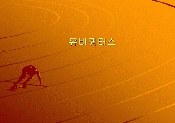 유비쿼터스 조사 파워포인트자료