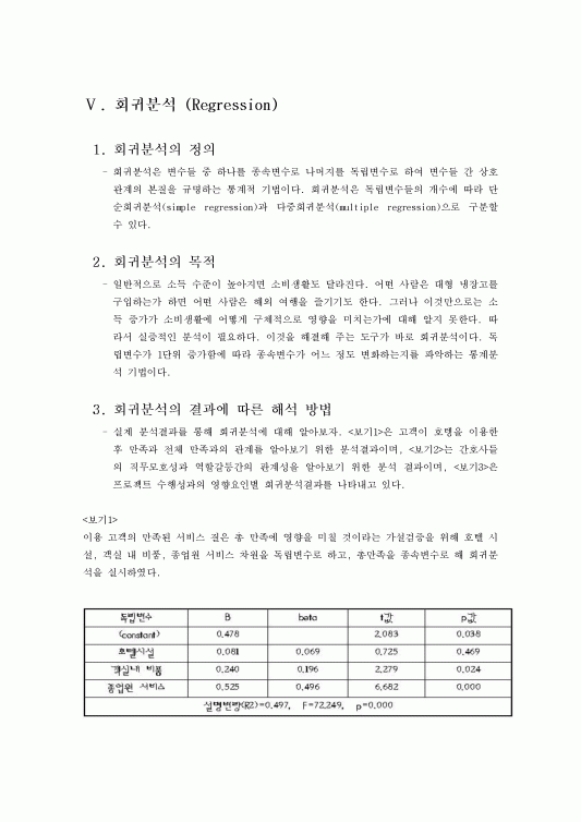 [인문과학] 회귀분석 (Regression)