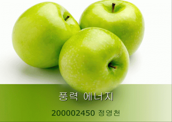 풍력에너지 레포트 자료