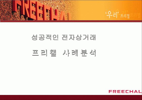 성공적인 전자상거래 사례분석