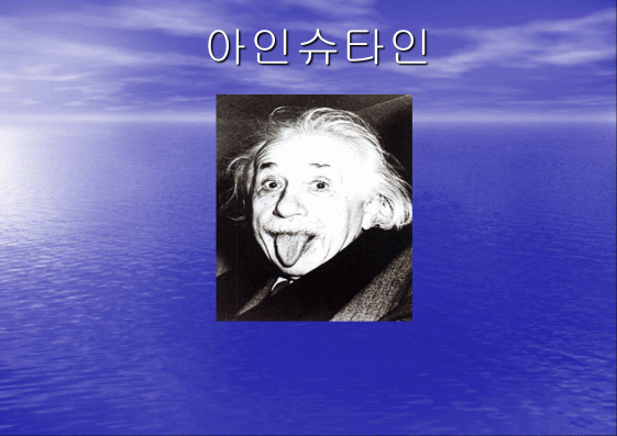 [분석/조사] 아인슈타인