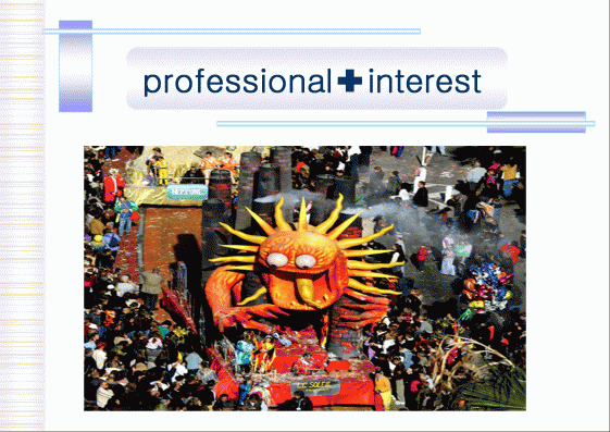 professional + interest