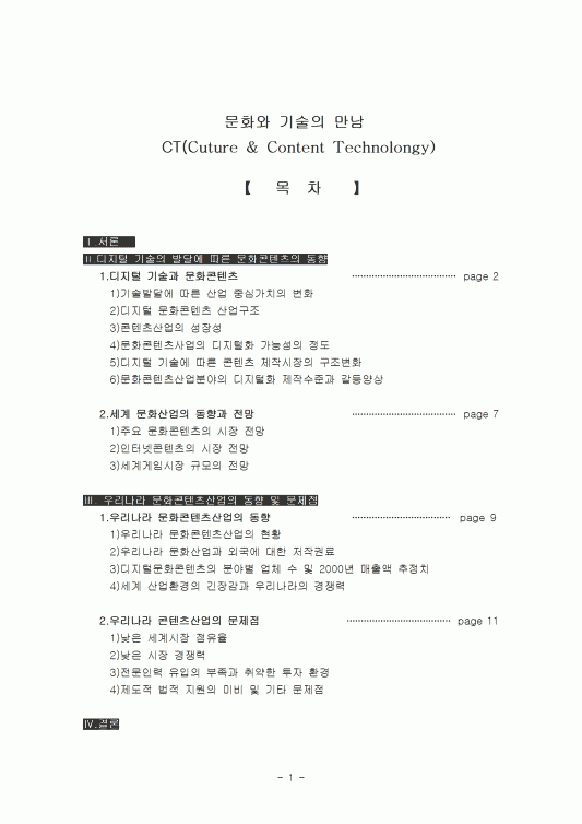 CT산업과 미래전망