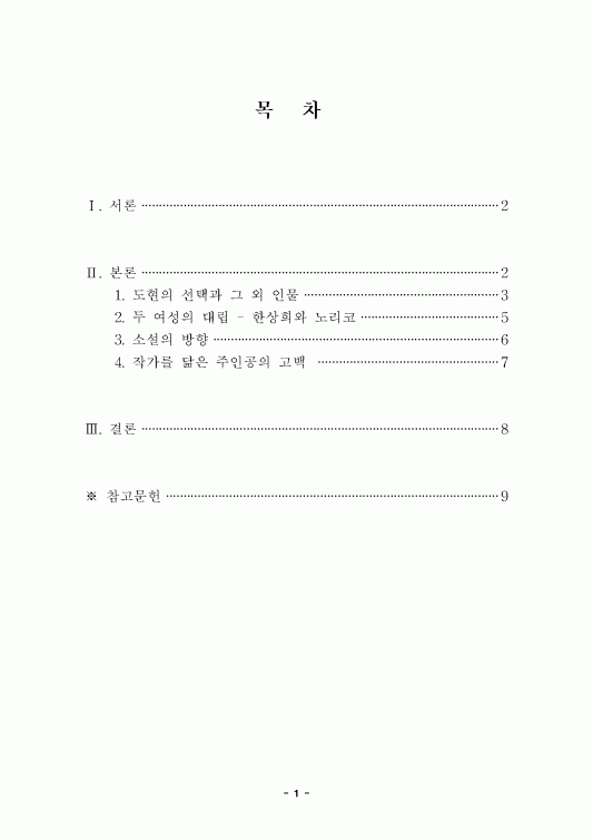[인문과학] 손창섭의 낙서족