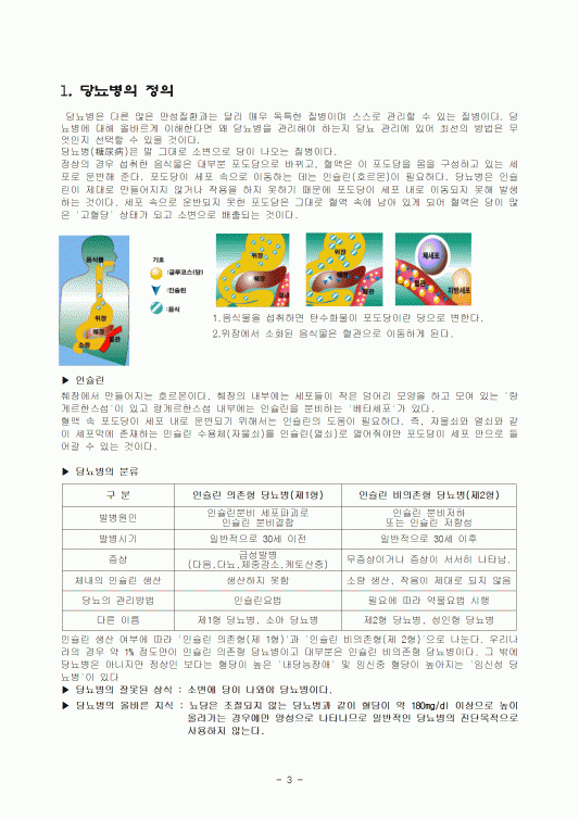 당뇨병(糖尿病)의 이해