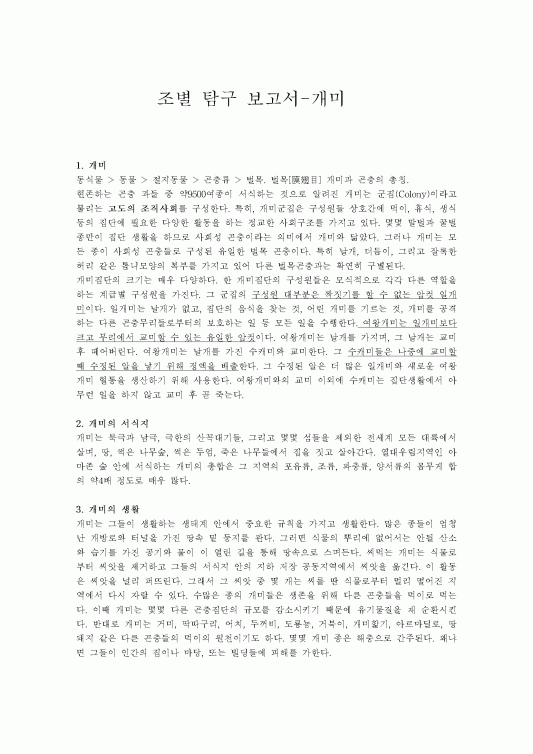 개미-탐구보고서