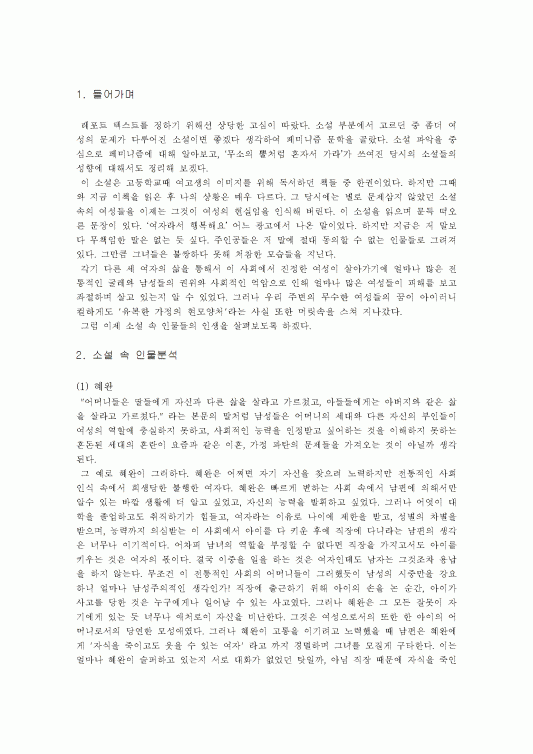 [독후감] 무소의 뿔처럼 혼자서 가라
