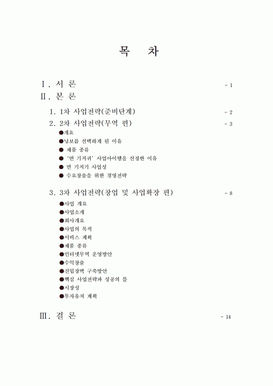 무역창업 1차 2차 3차 사업전략