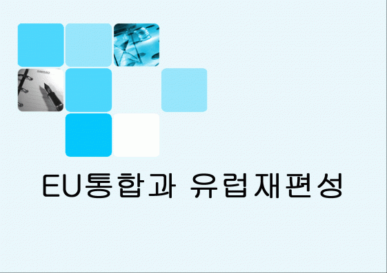 EU통합과 유럽재편성
