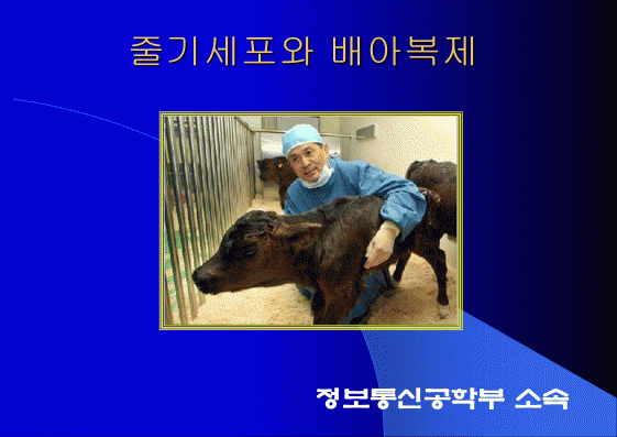 줄기세포와 배아복제