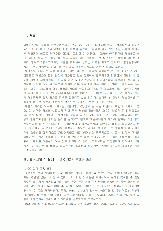 재벌대책에 관한 연구