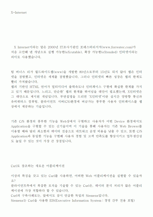 x-internet & rich application 기반조사