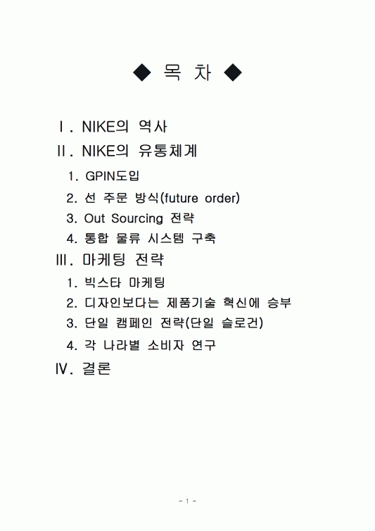 나이키에대해