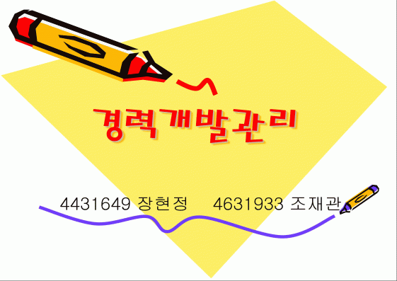 경력개발관리