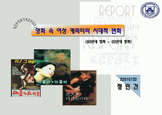 영화 속 여성 케릭터의 시대적 변화