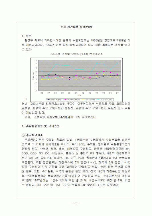 [사회/과학]] 수질개선대책