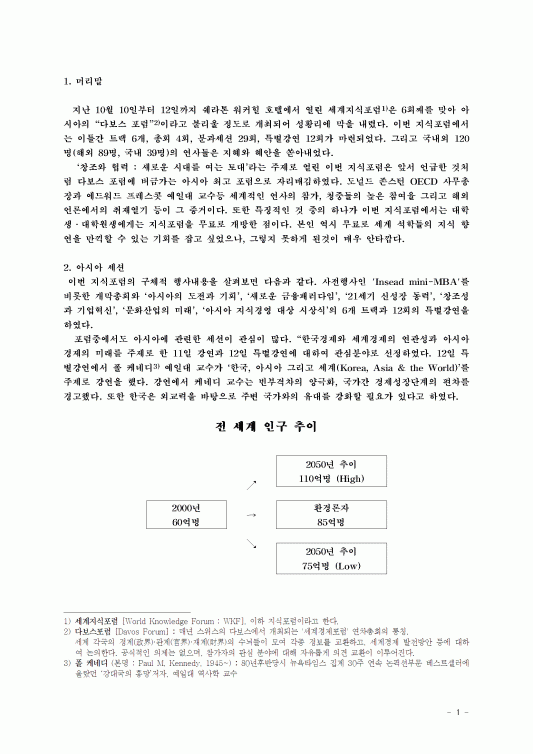 세계지식포럼 아시아 세션