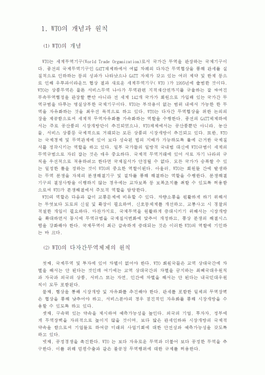 WTO와 뉴라운드