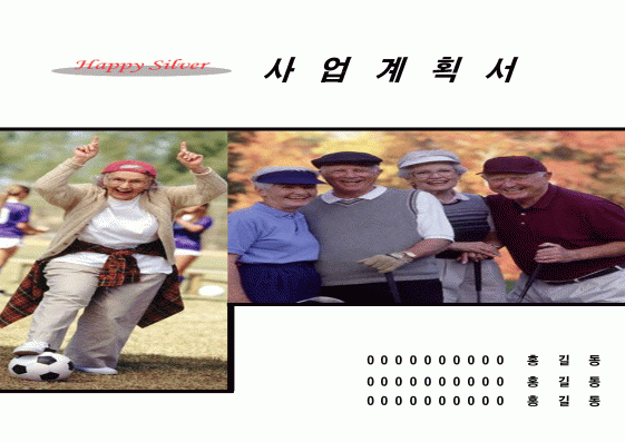 사업계획서-happy silver