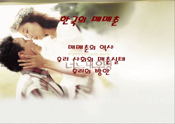 (성과사랑)한국의 매매춘[매매춘의 역사,우리 사회의 매춘실태,우리의 방안]