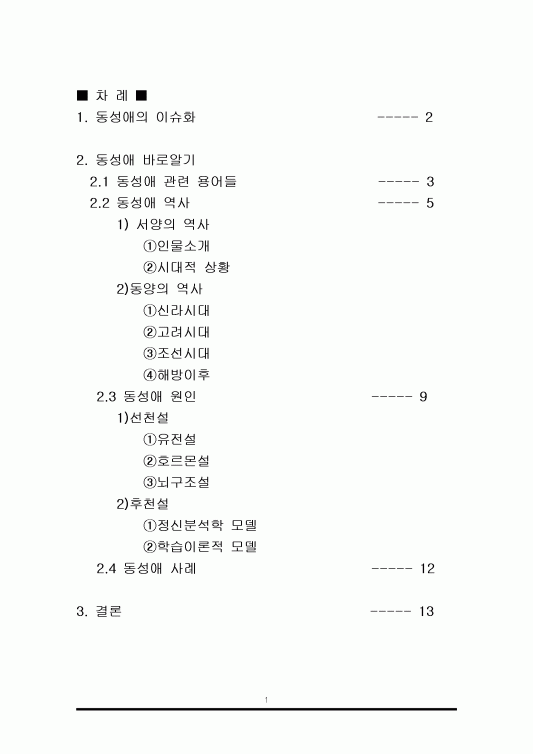 [동성애,성심리]동성애에 대한 이해