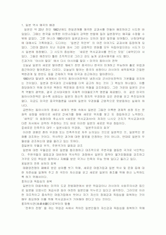 일본의 역사왜곡과 그 대응책