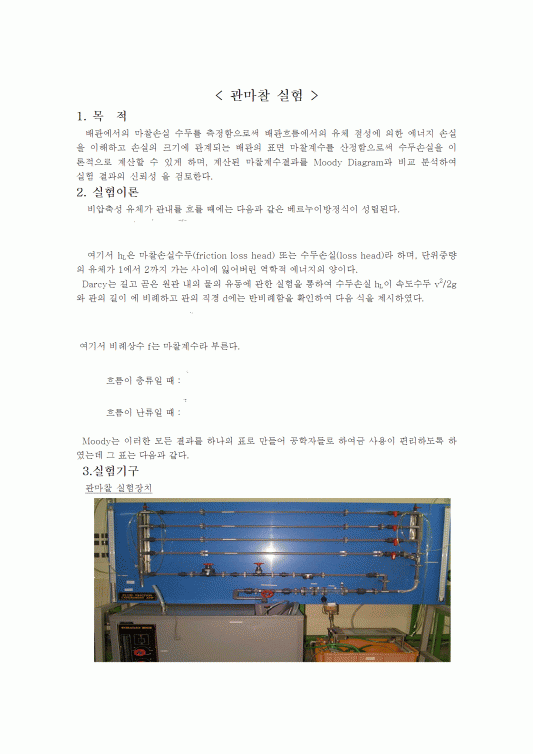 [공학/컴퓨터/통신] 관마찰 실험